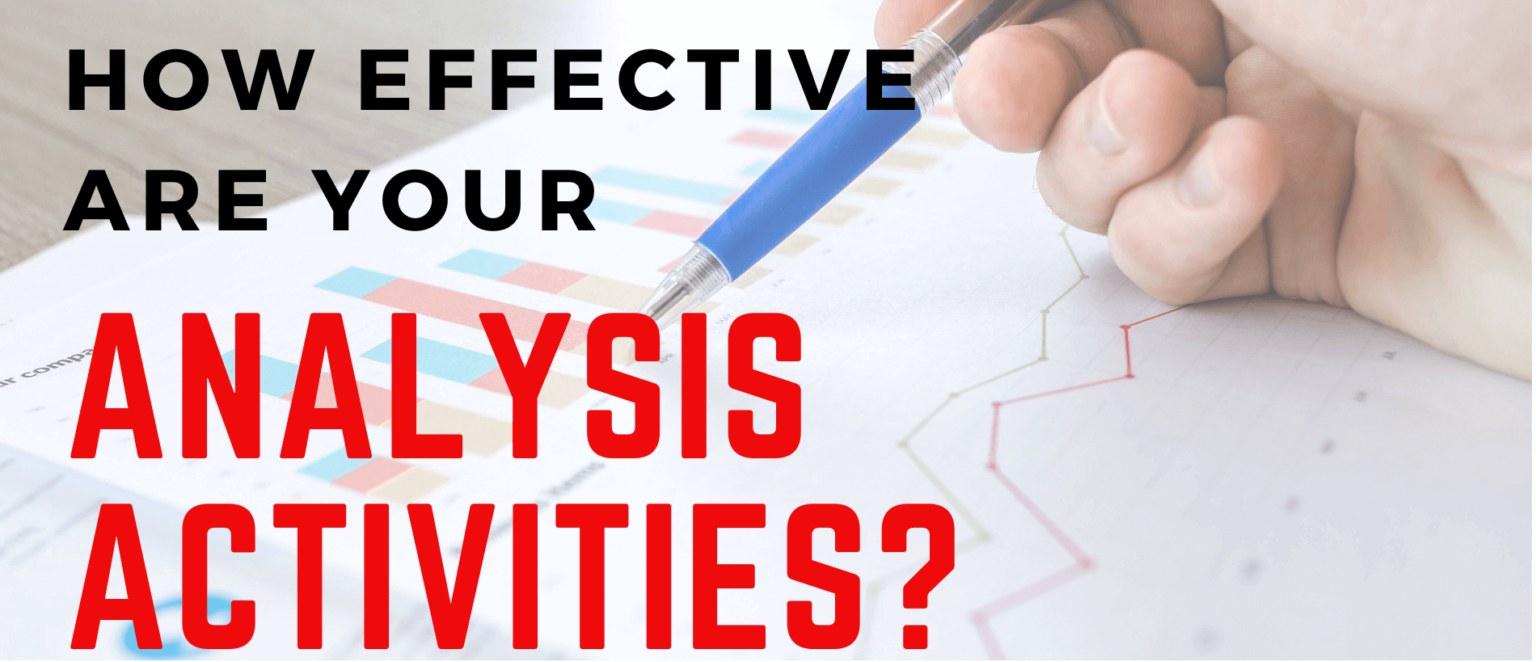 Is your analysis efficient? Let's measure | The Business Analyst Job ...